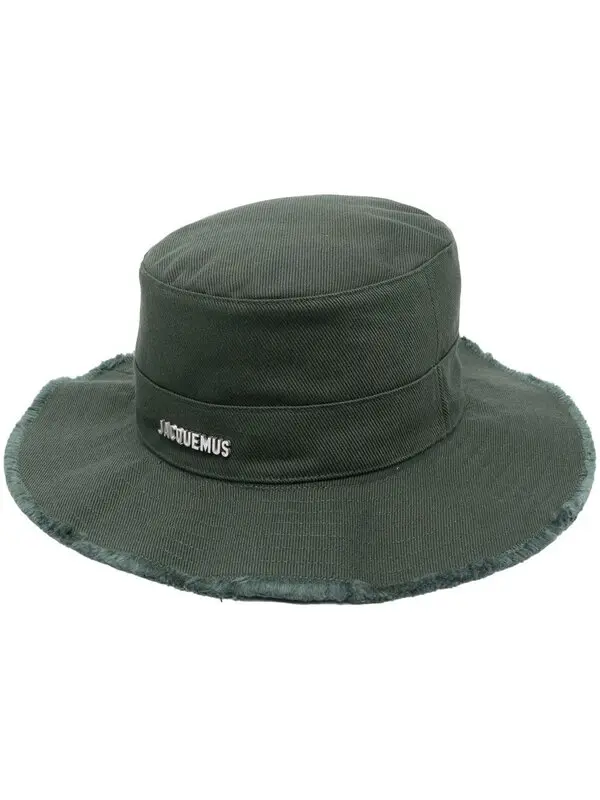 Jacquemus Le Bob Artichaut Bucket Hat - Green | Editorialist display picture 1