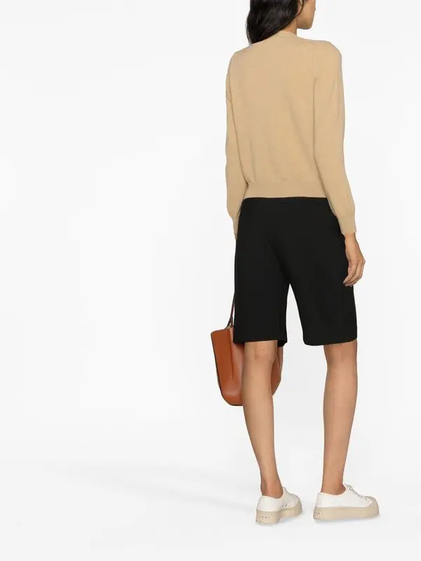 Play Comme Des Garcon Heart Motif Buttoned Cardigan - Neutrals