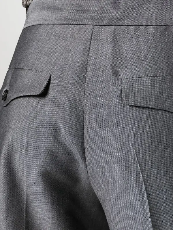 MAISON MARGIELA Belted Tapered Trousers