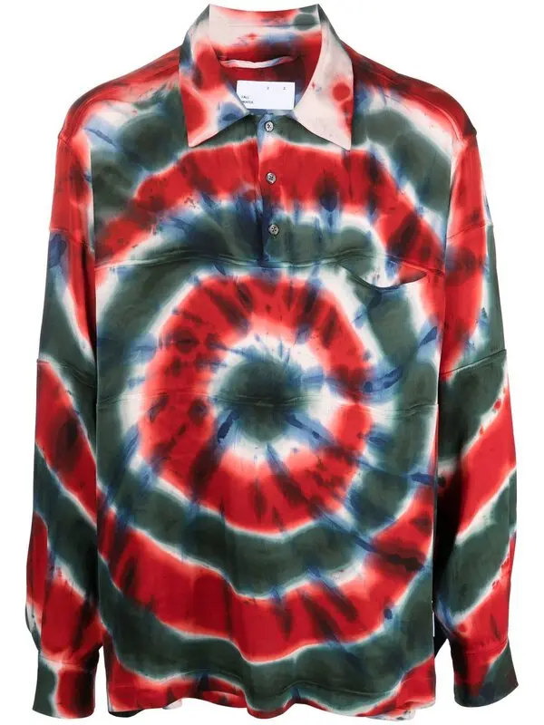 4SDESIGNS Tie-dye Swirl-print Shirt