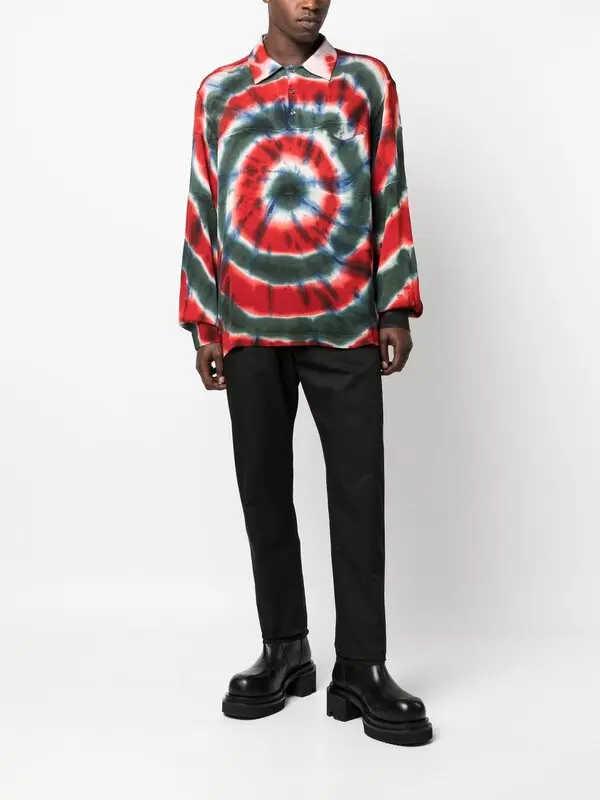 4SDESIGNS Tie-dye Swirl-print Shirt