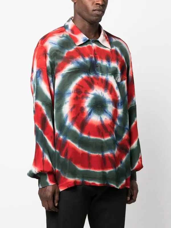 4SDESIGNS Tie-dye Swirl-print Shirt