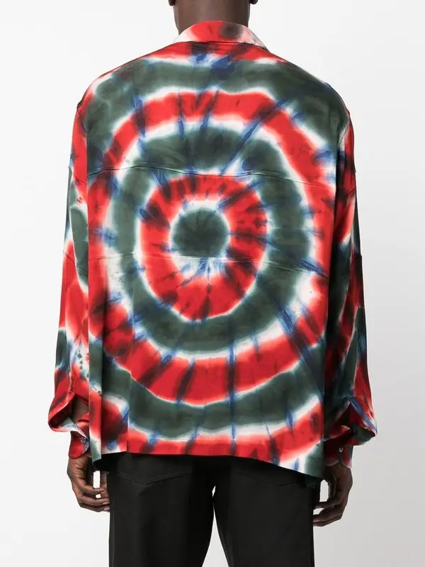 4SDESIGNS Tie-dye Swirl-print Shirt