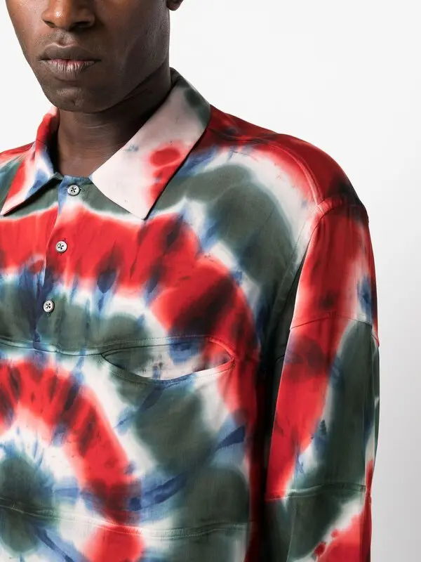 4SDESIGNS Tie-dye Swirl-print Shirt