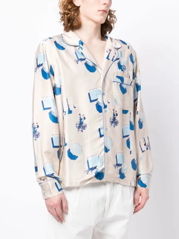 BLUE SKY INN Beach Graphic-print Shirt