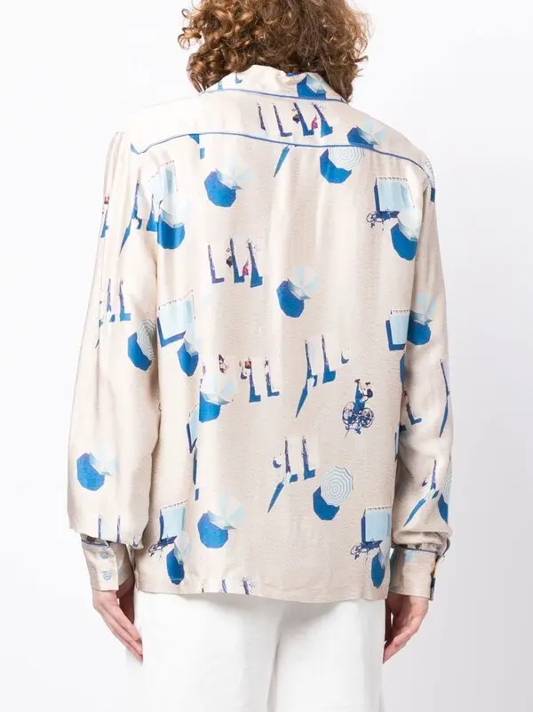 BLUE SKY INN Beach Graphic-print Shirt