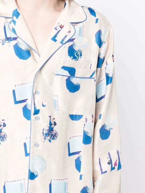 BLUE SKY INN Beach Graphic-print Shirt