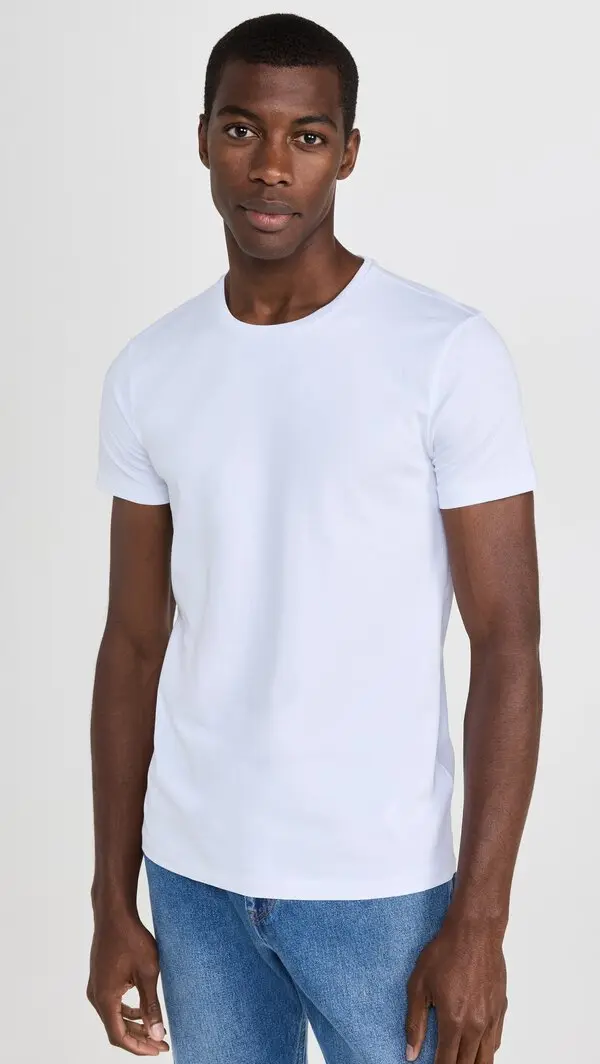 Falke 2-pack Cotton Crew Neck Tee - White