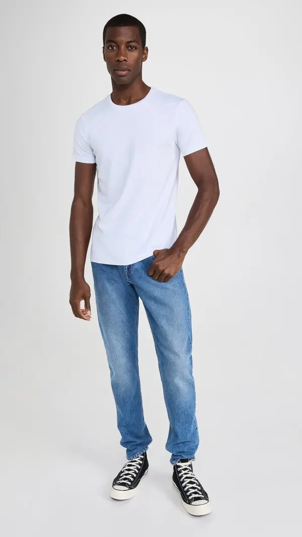 Falke 2-pack Cotton Crew Neck Tee - White