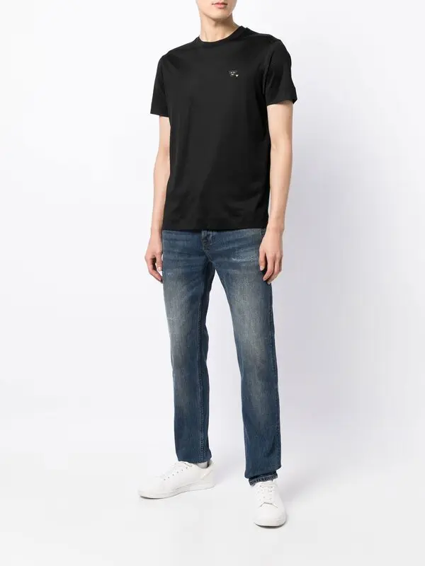 Emporio Armani Mid-rise Straight-leg Jeans - Blue