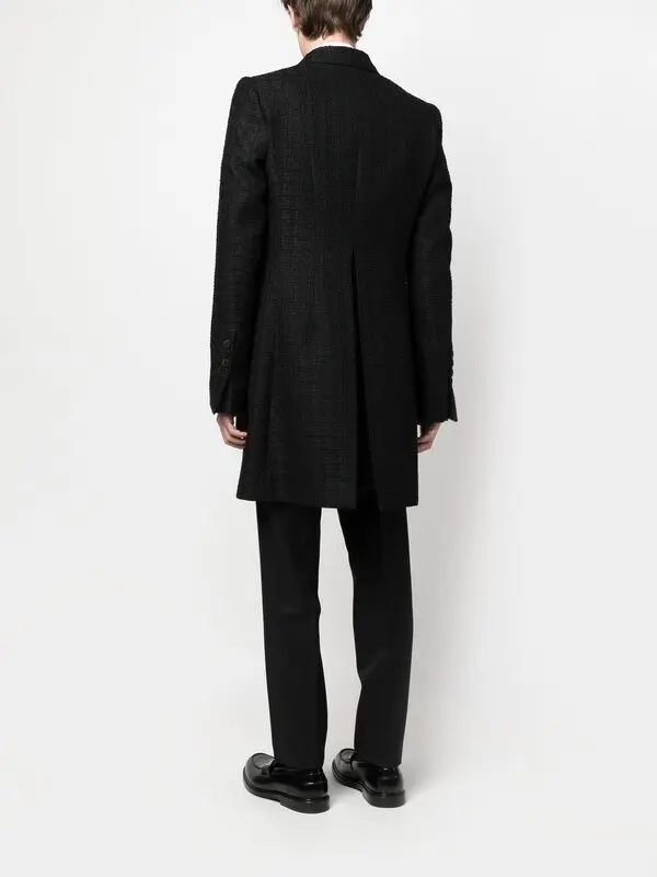 SAPIO Boucle Double-breasted Coat