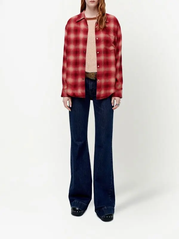 RE/DONE Plaid Button-up Shirt