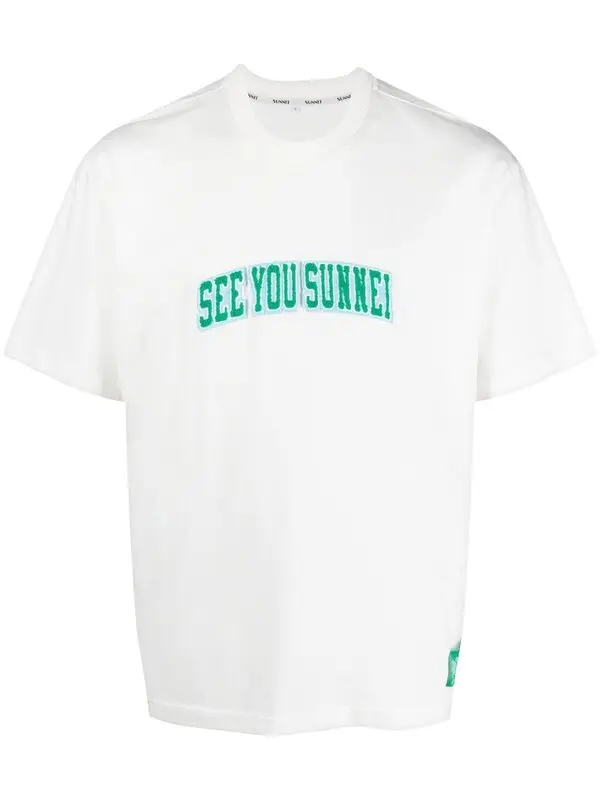 Sunnei Logo-patch Short-sleeved T-shirt