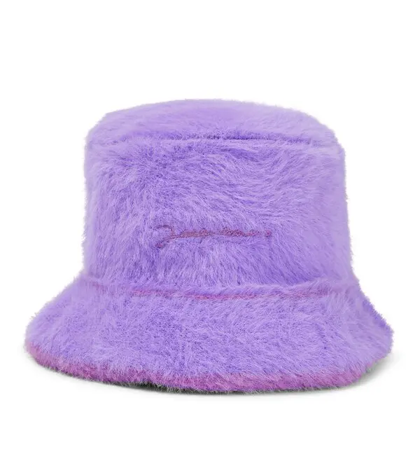 Jacquemus Le Bob Neve Bucket Hat - Purple