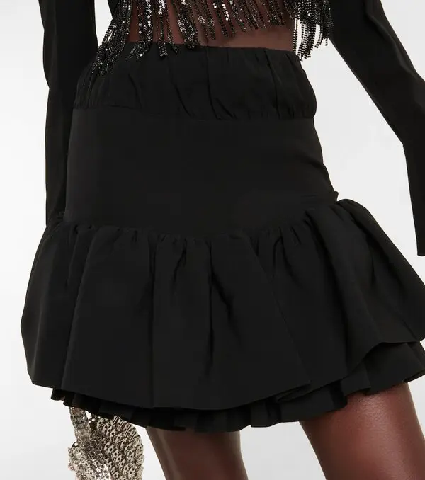 Rabanne High-rise Ruffled Mini Skirt