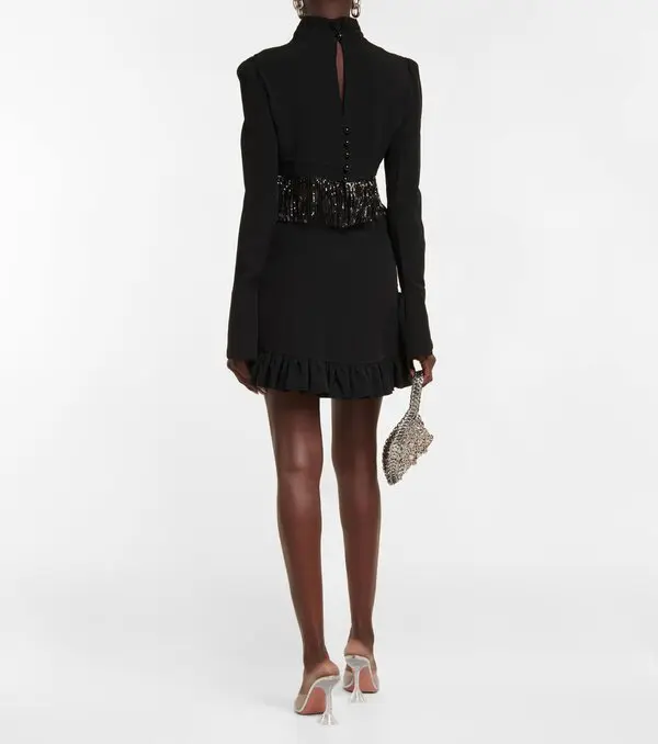 Rabanne Ruffled High-rise Miniskirt