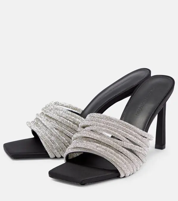 Simkhai Lena Crystal-embellished High Heel Sandals - Multicoloured