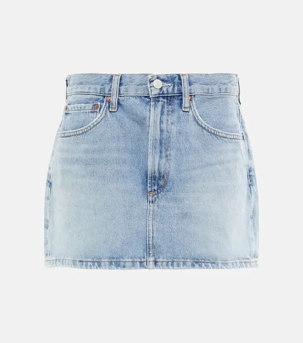 AGOLDE Liv Denim Mini Skirt