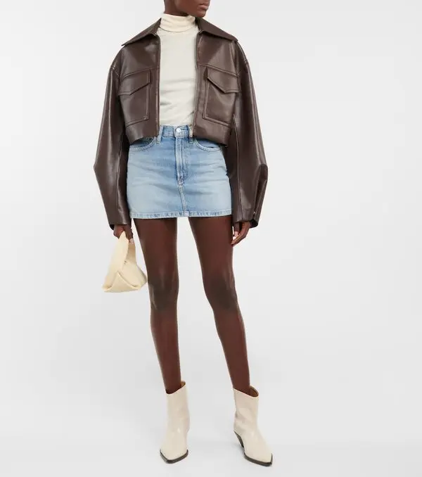 AGOLDE Liv Denim Mini Skirt