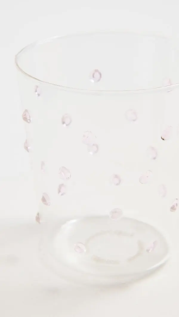 ZAFFERANO Party Tumbler Set Of 6 - Pink Dots