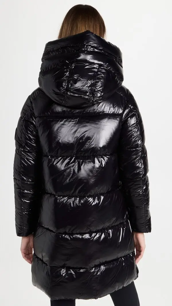 SAVE THE DUCK Isabel Puffer Jacket - Black