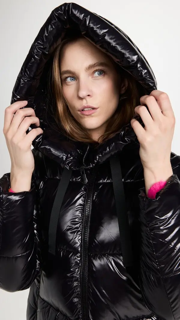 SAVE THE DUCK Isabel Puffer Jacket - Black