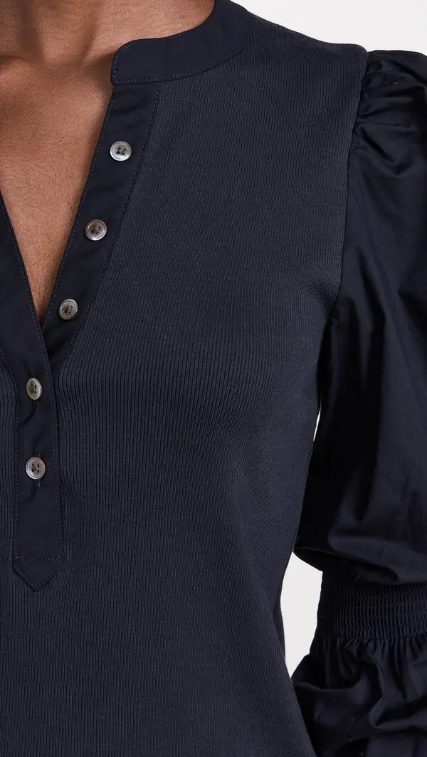 Veronica Beard Effy Top - Navy