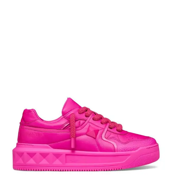 Valentino Garavani Leather One Stud Xl Sneakers