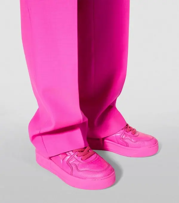 Valentino Garavani Leather One Stud Xl Sneakers