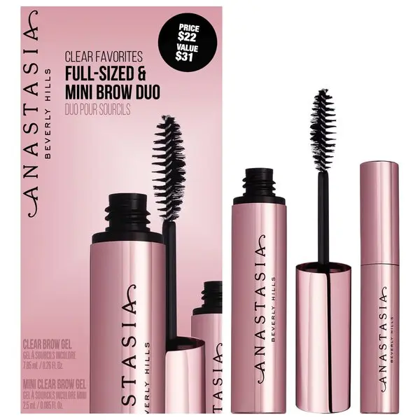 ANASTASIA BEVERLY HILLS Clear Favorites Full-sized & Mini Brow Duo Clear