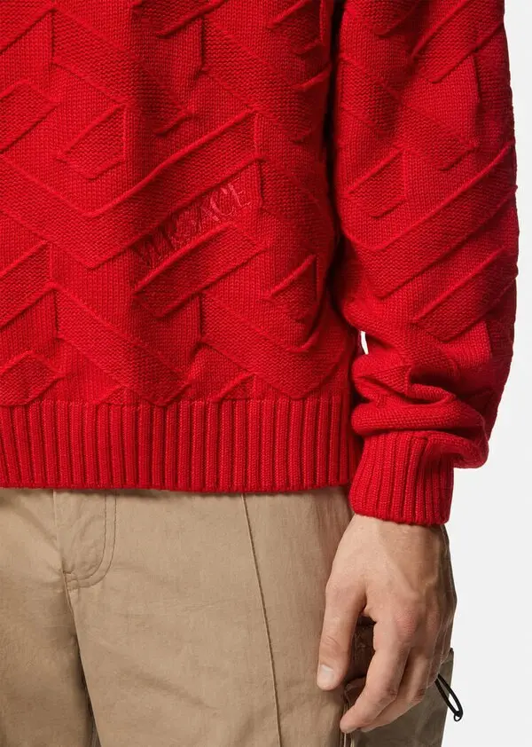 Versace La Greca Knit Sweater