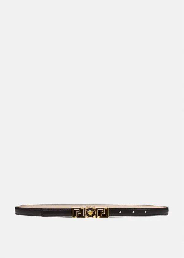Versace Greca Goddess Leather Belt