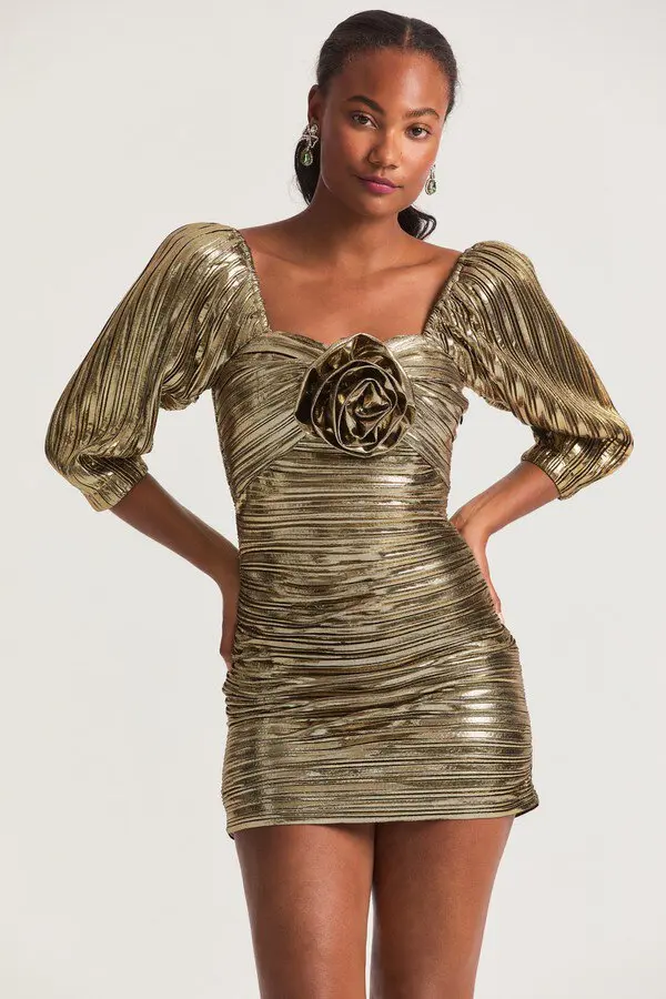 LoveShackFancy Thompson Mini Dress