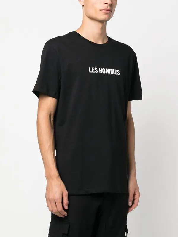 LES HOMMES Logo Print T-shirt