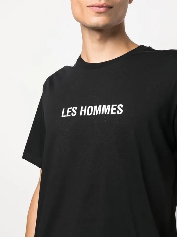 LES HOMMES Logo Print T-shirt