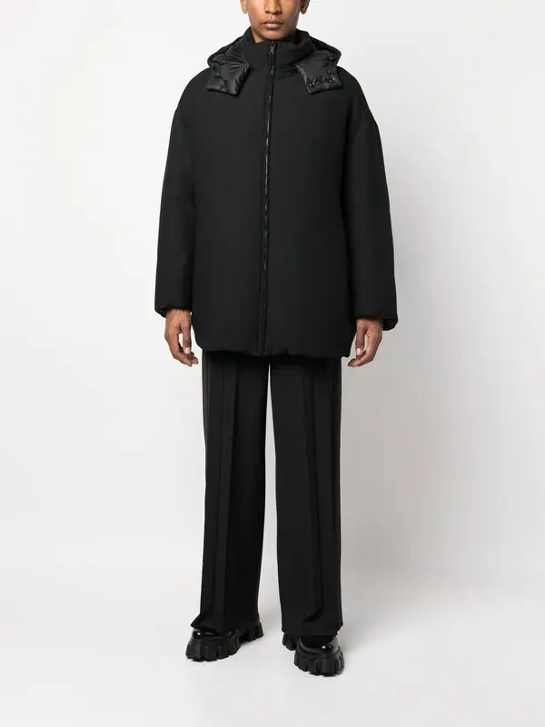 Valentino Garavani Zip-up Hooded Coat