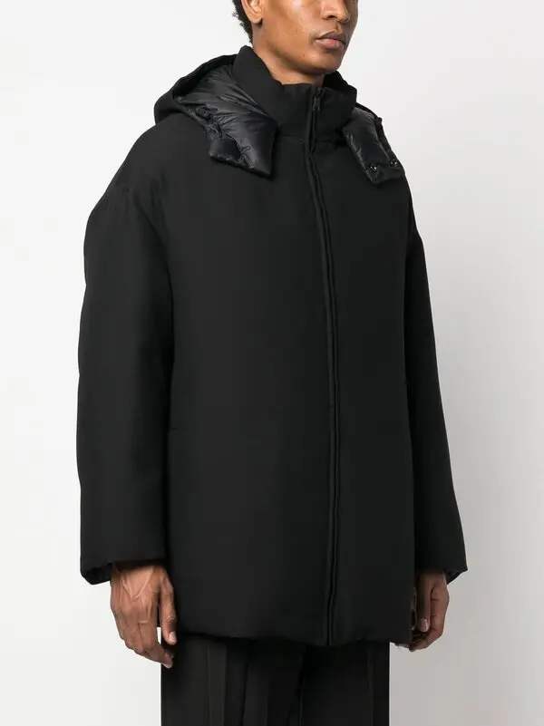 Valentino Garavani Zip-up Hooded Coat