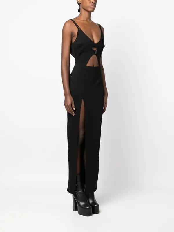 Rhude Cut-out Layered Maxi Dress