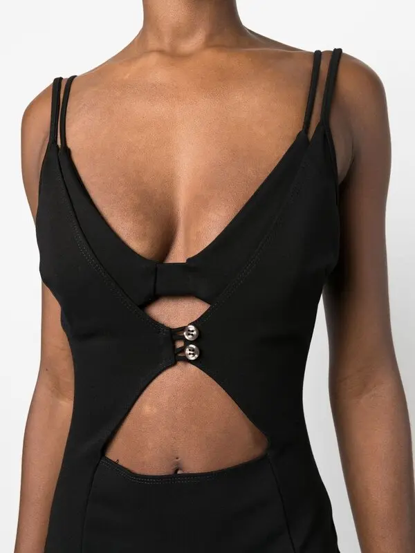 Rhude Cut-out Layered Maxi Dress