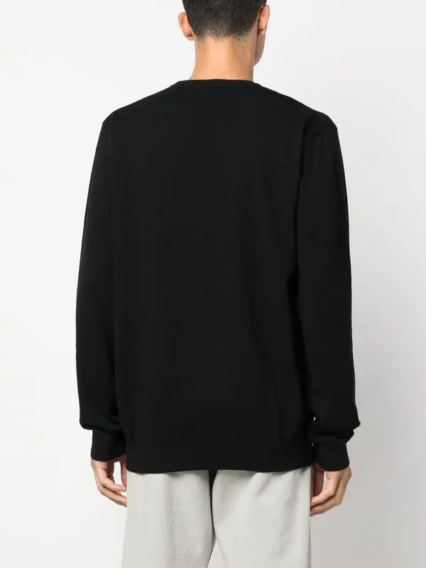 Carhartt Work In Progress Logo-embroidered Crew Neck Jumper - Blue
