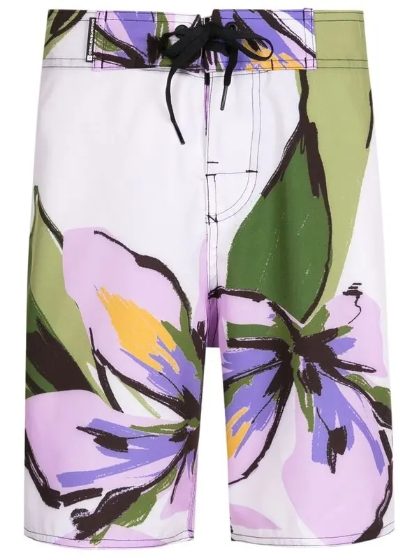 OSKLEN Floral-print Swim Shorts - Multicolour