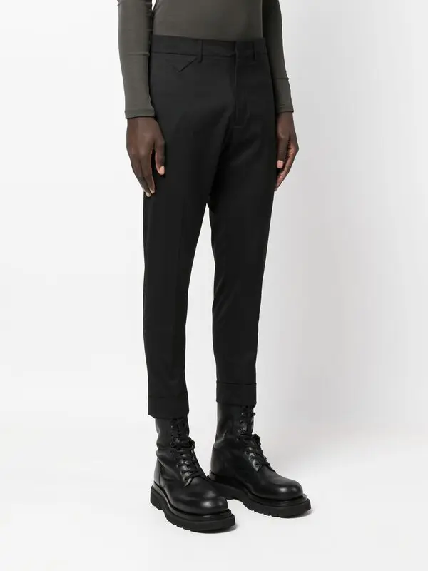LOW BRAND Straight-leg Trousers - Black