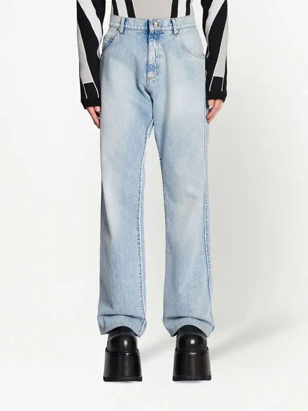 Balmain Loose-fit Straight-leg Jeans