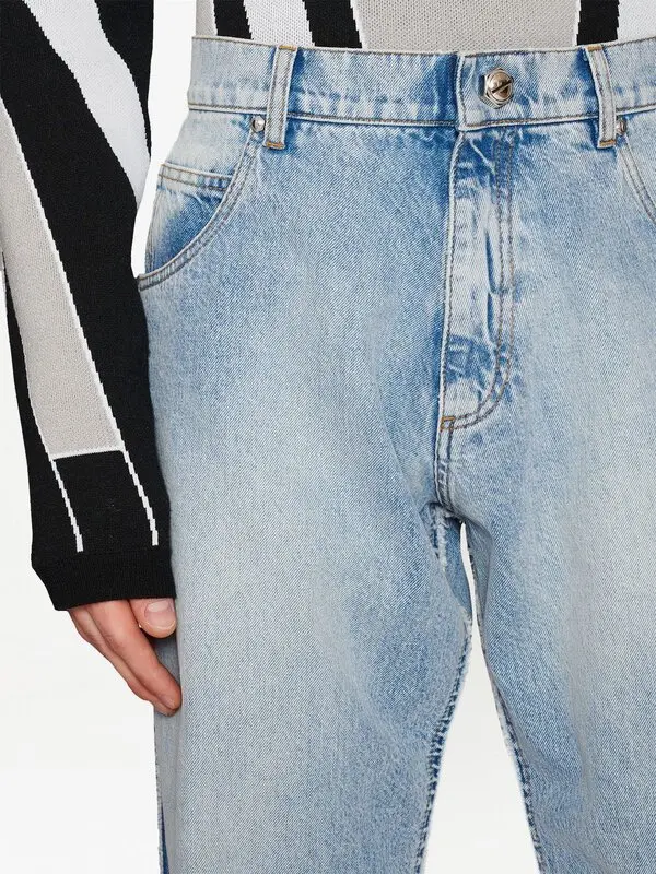 Balmain Loose-fit Straight-leg Jeans