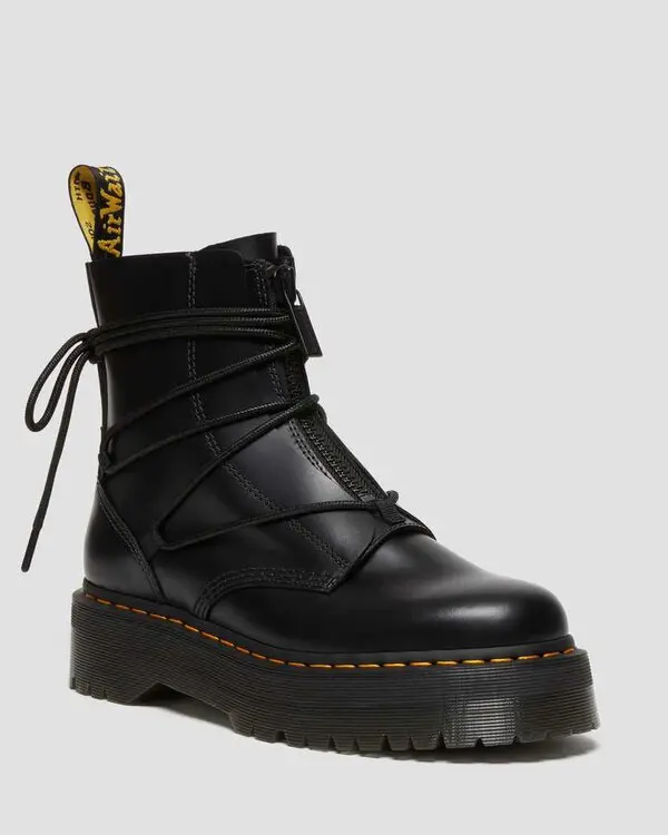 Polished Smooth Platform Boots Dr Martens Oferta Gym Martens