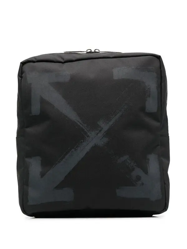 Off-White Arrow-print Crossbody Bag - Black