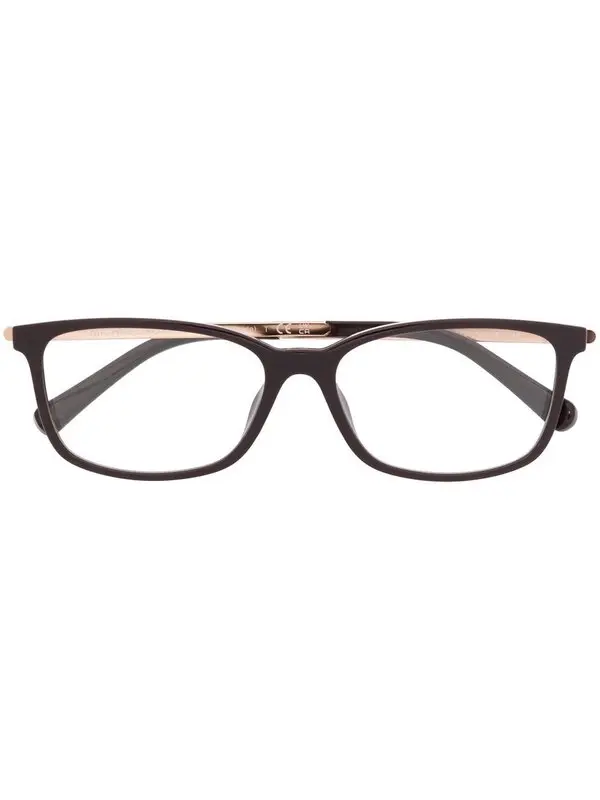Michael Kors Telluride Rectangle-frame Eyeglasses - Red