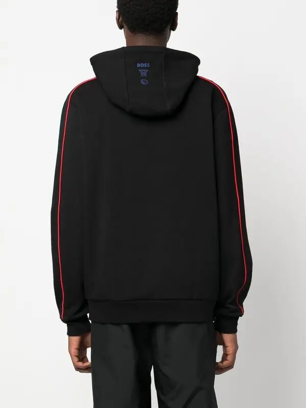 BOSS Logo-print Drawstring Hoodie