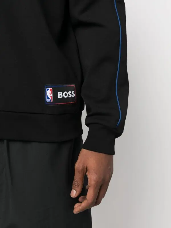 BOSS Logo-print Drawstring Hoodie
