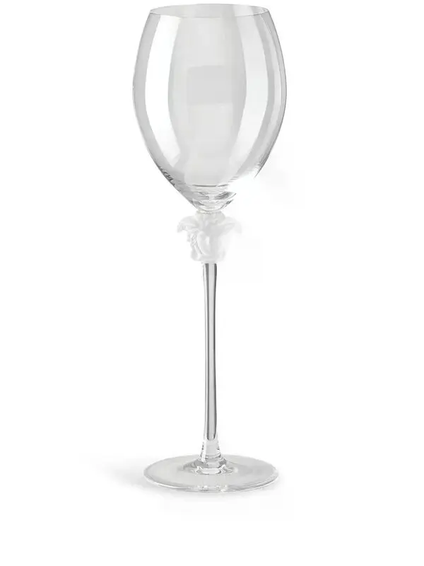 Versace Medusa Lumiere Wine Glass - Neutrals